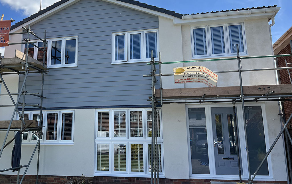 Solihull Plasterers & Screeders - Colour Rendering